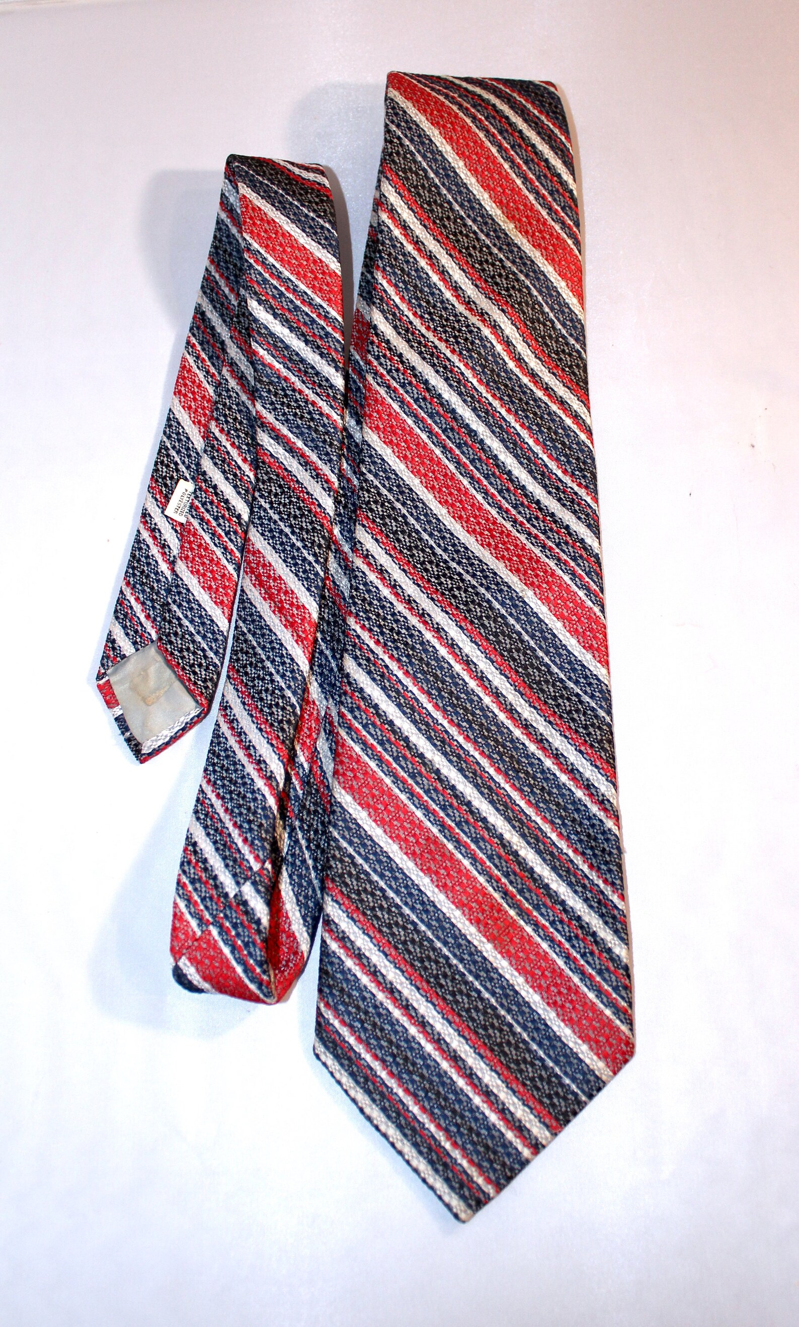 Vintage ACWA Union RN 16861 Men's Necktie Damon for Kauffman's Striped ...