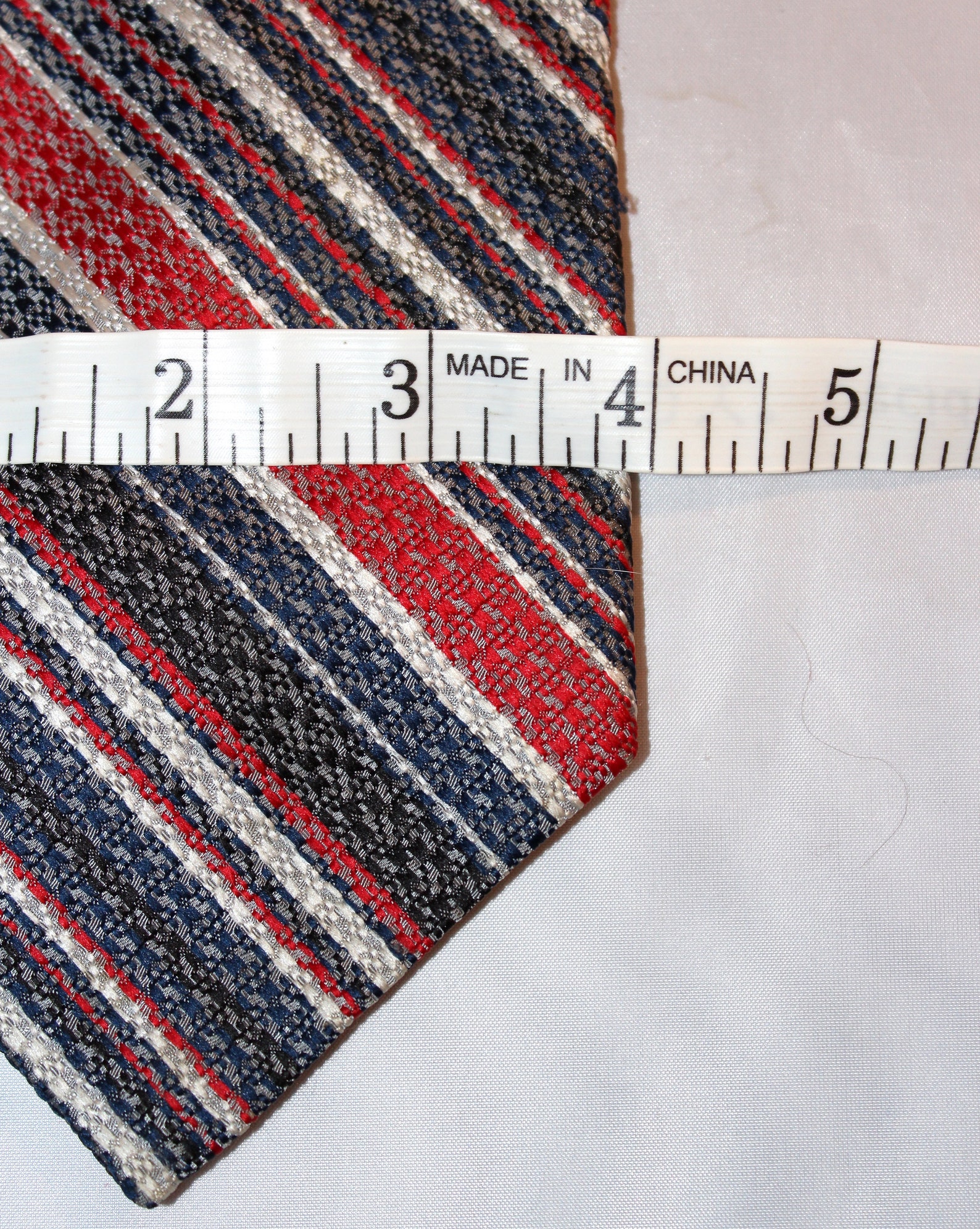 Vintage ACWA Union RN 16861 Men's Necktie Damon for Kauffman's Striped ...