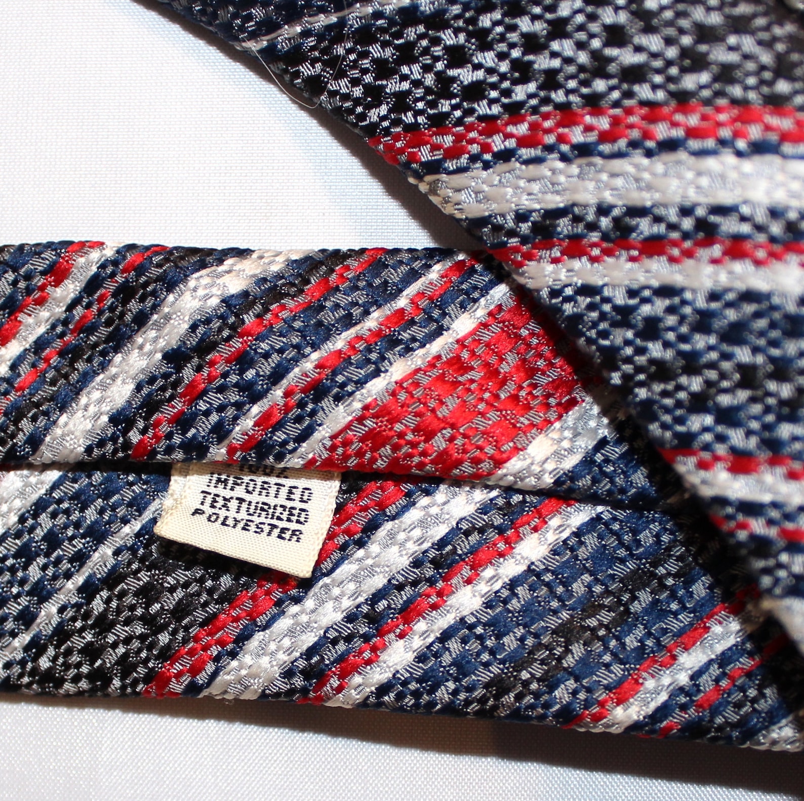 Vintage ACWA Union RN 16861 Men's Necktie Damon for Kauffman's Striped ...