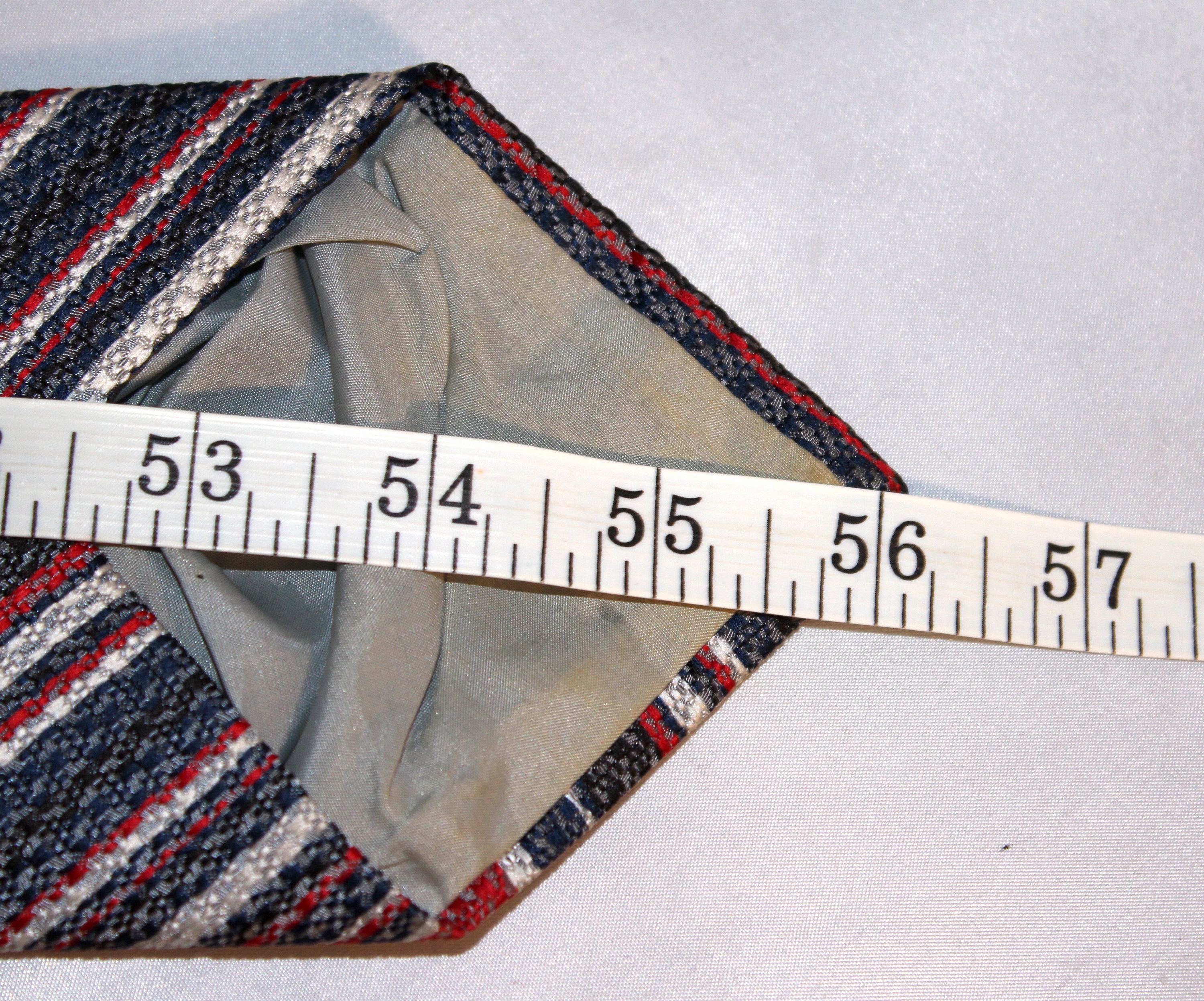 Vintage ACWA Union RN 16861 Men's Necktie Damon for Kauffman's Striped ...