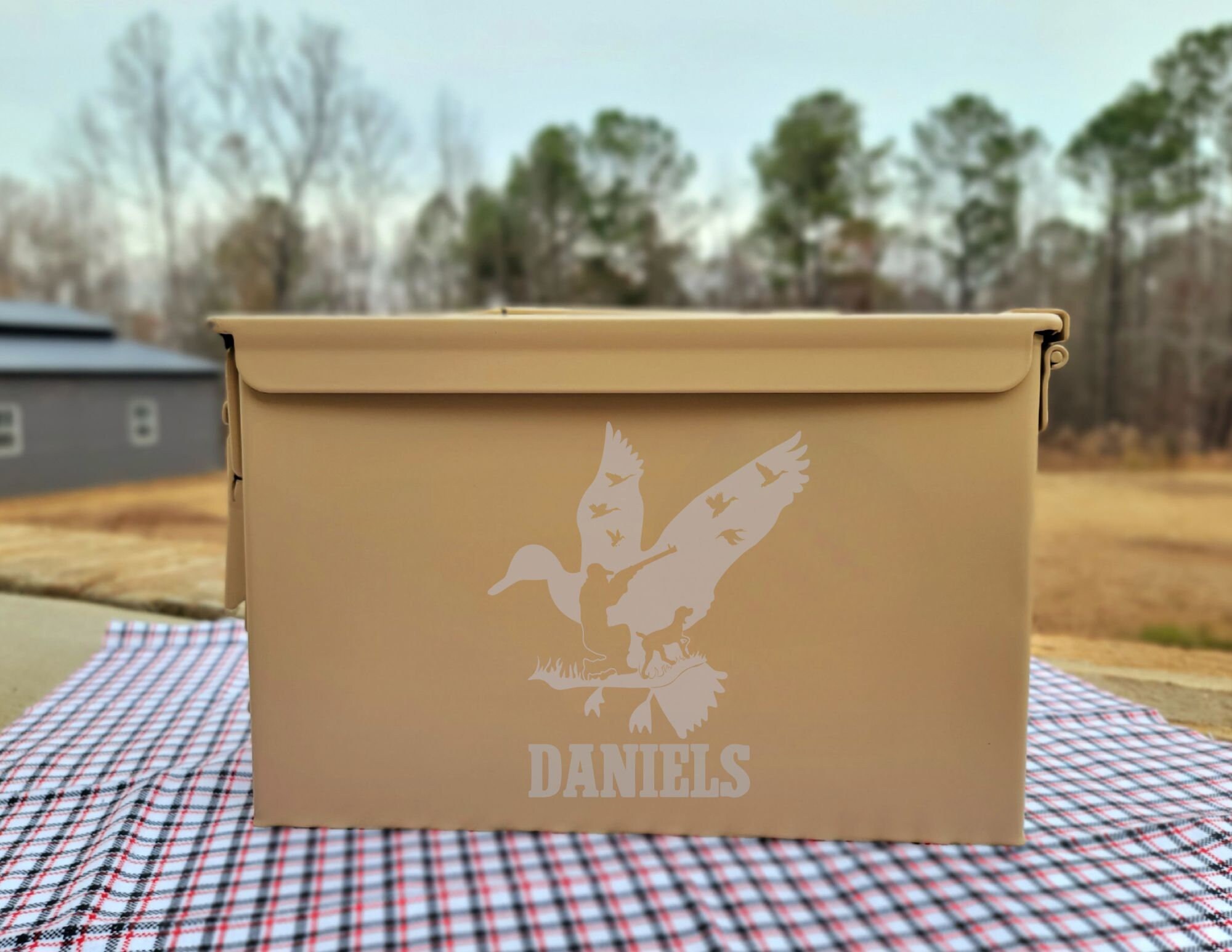 Personalized Ammo Box: Custom Engraved Military Style .50 Caliber Can ...