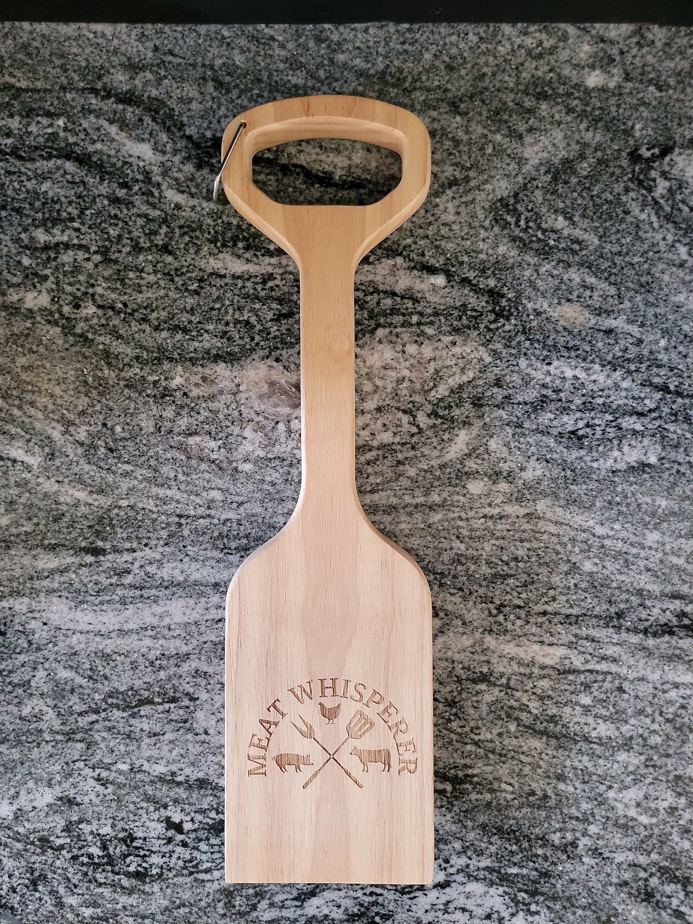 Wood Grill Cleaner, Grill Scraper With Handle, Laser Engraved - Etsy
