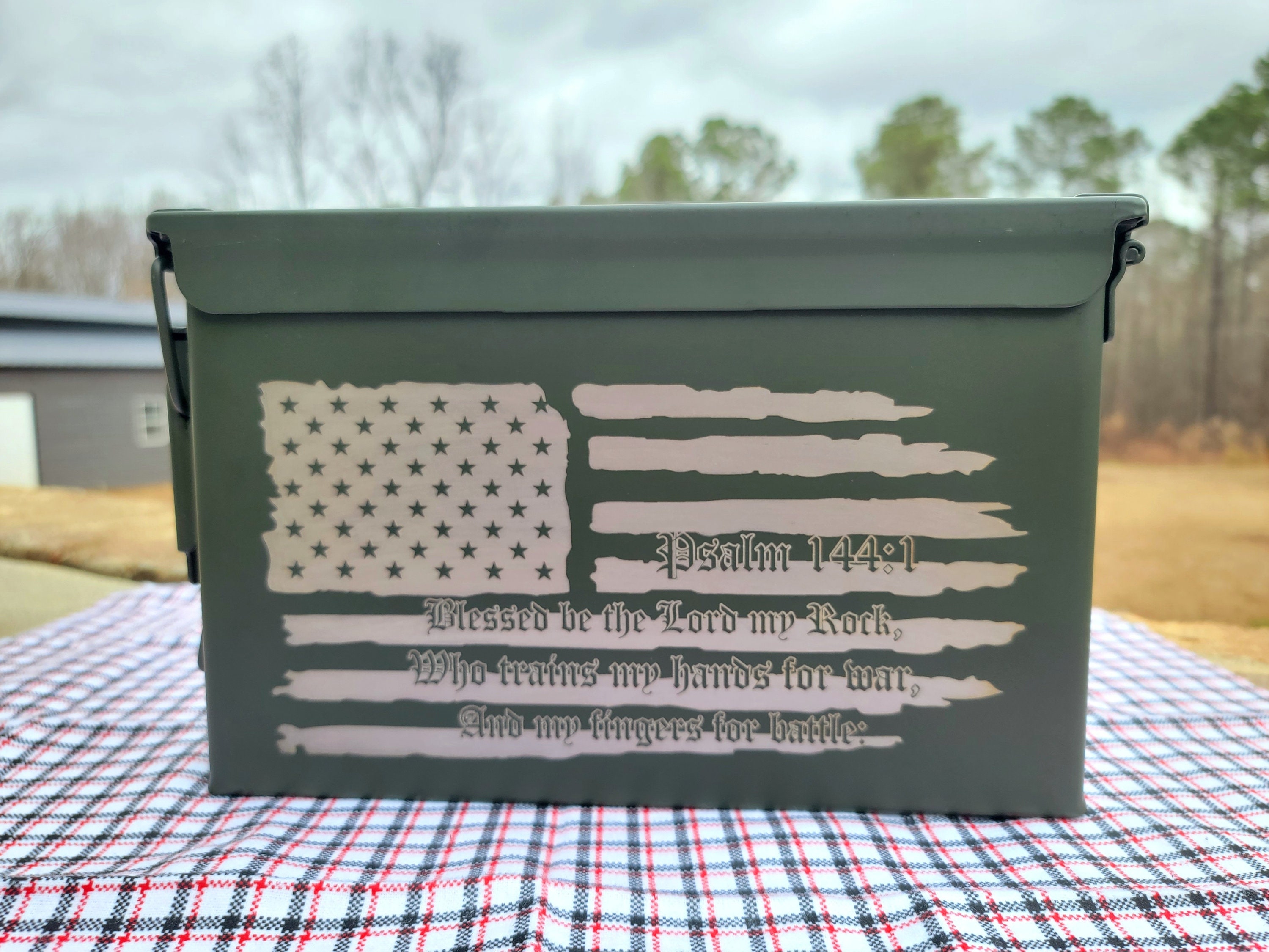 Personalized Ammo Box: Custom Engraved Military Style .50 Caliber Can ...