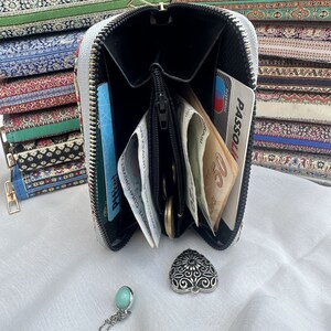 Small Boho Wallet Vegan, Bohemian Wallet, Handmade Wallet Women, Woven ...