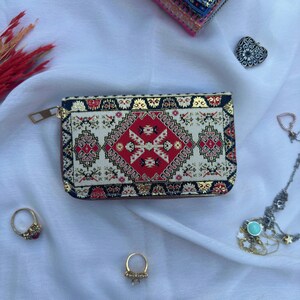 Small Boho Wallet Vegan, Bohemian Wallet, Handmade Wallet Women, Woven ...