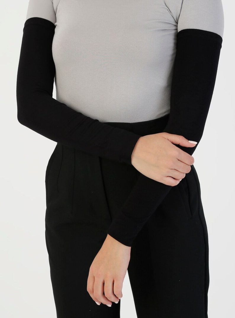 1/2/3/4 PCS Oversleeve, Hijab Sleevies, Arm Sleeves, Gloves Long Womens ...