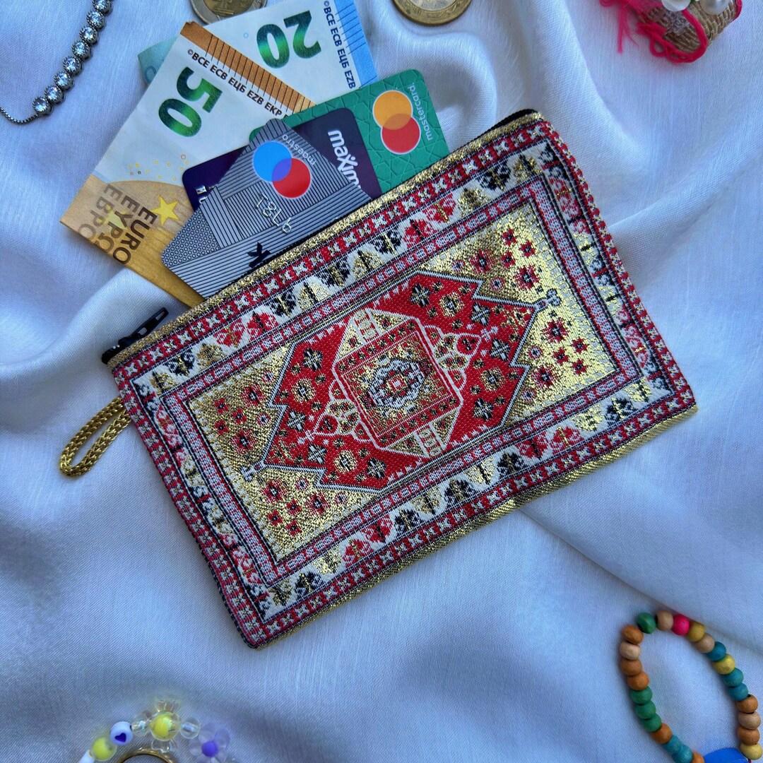 Turkish Coin Pouch Purse Organizer Small Makeup Bag - Etsy