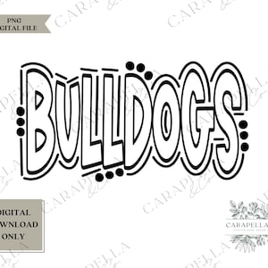 Bulldog Sport Team SVG | High School Mascot Sport SVG | Bulldogs PNG ...