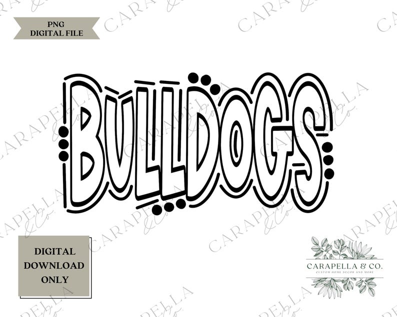 Bulldog Sport Team SVG | High School Mascot Sport SVG | Bulldogs PNG ...