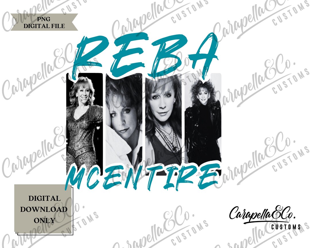 Reba PNG File, Country Music File, Artist PNG File, Country Concert - Etsy