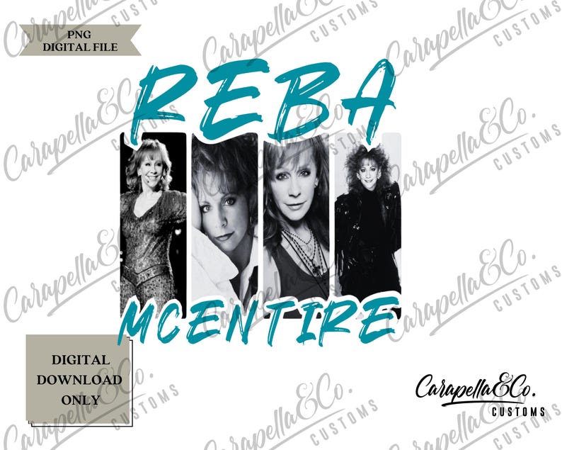 Reba PNG File, Country Music File, Artist PNG File, Country Concert - Etsy