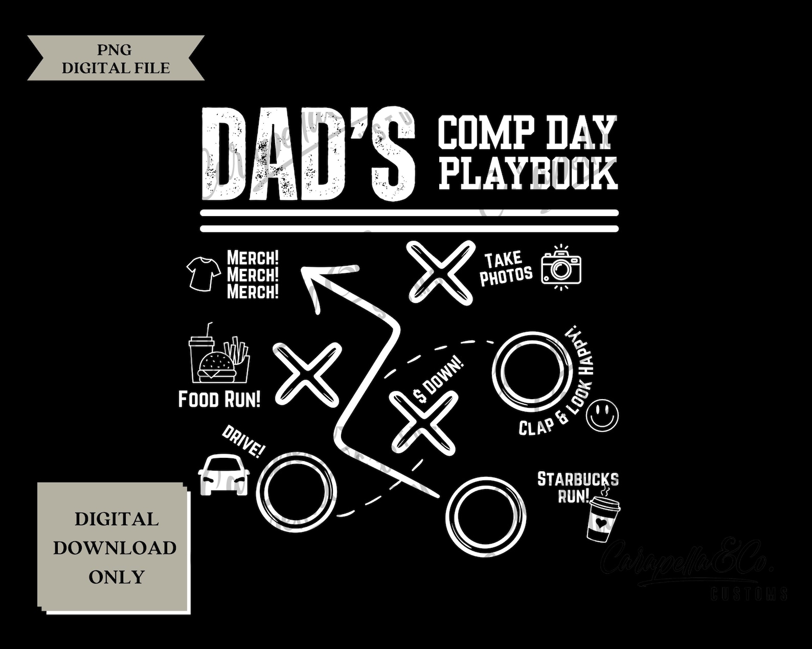 Dance Dad Playbook Shirt PNG File, Dance Dad Shirt PNG File, Father's ...