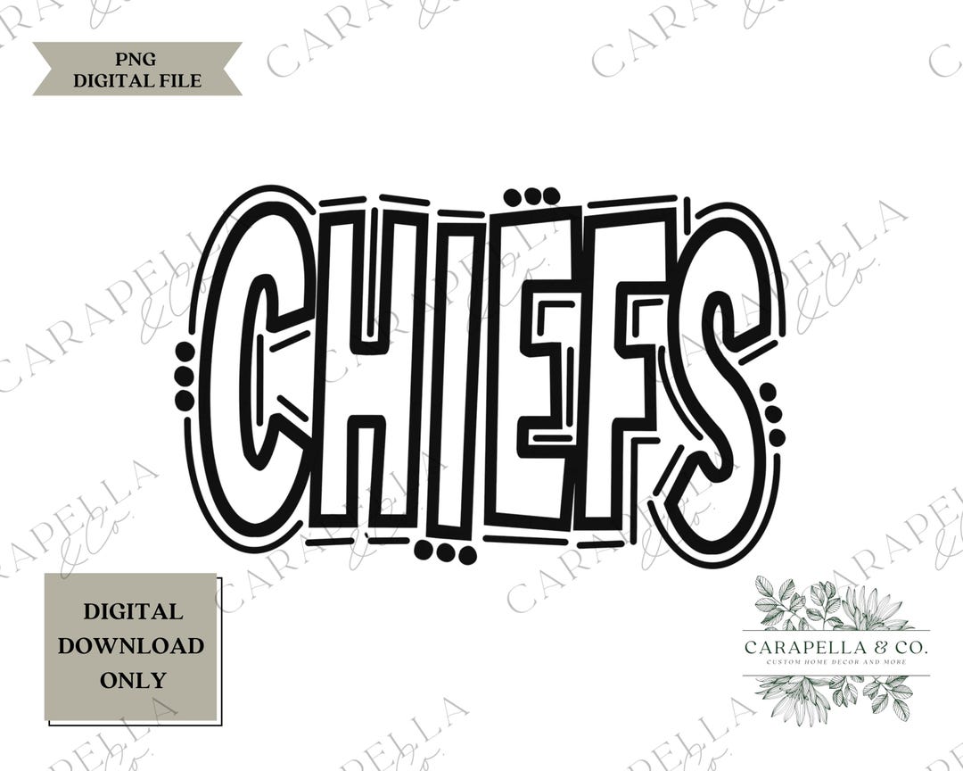 Chiefs Sport Team PNG | Chiefs | High School Mascot | PNG | Cricut Cut ...