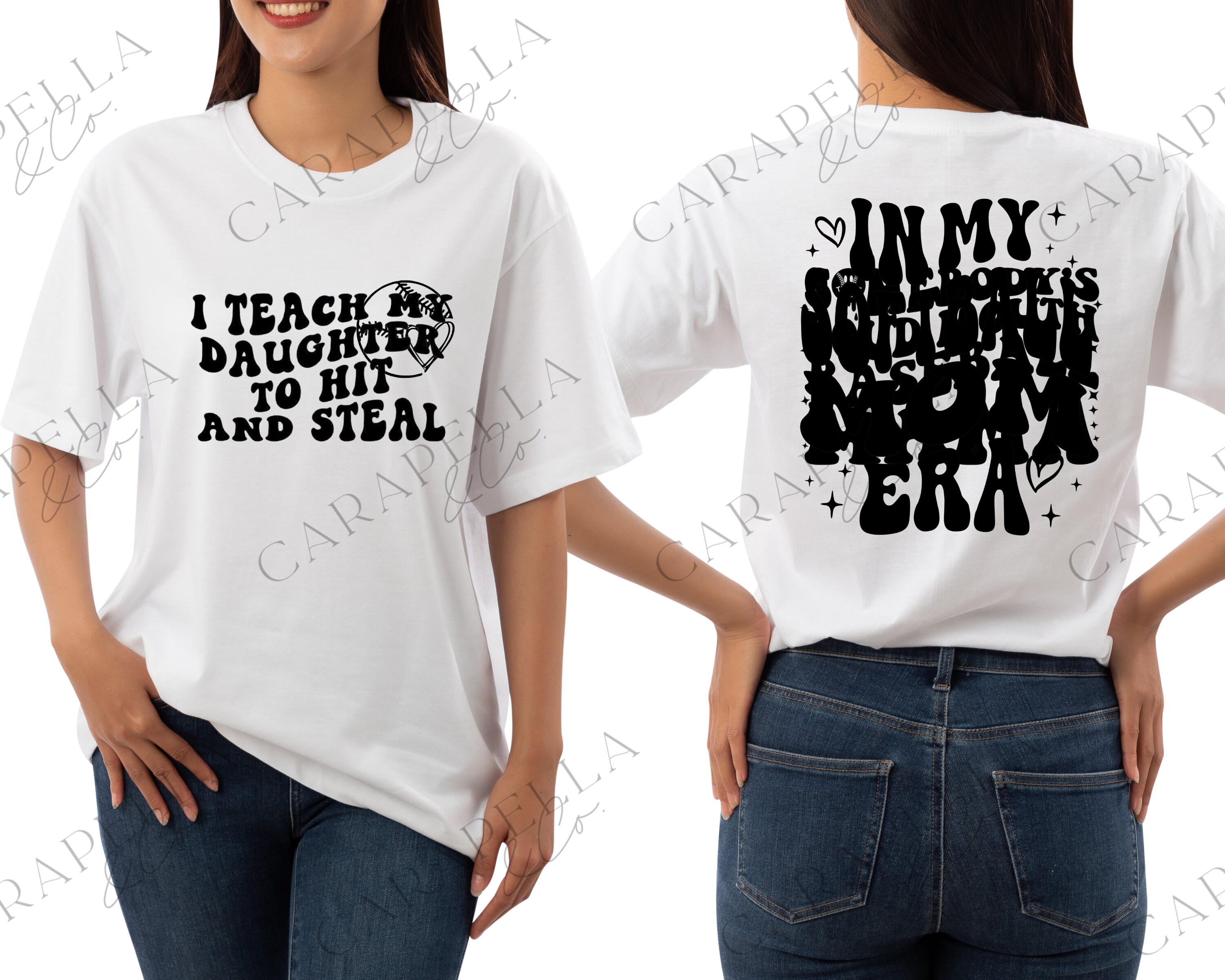 Softball Mom SVG | Wavy Bubble Font SVG | Softball Momma Era SVG ...