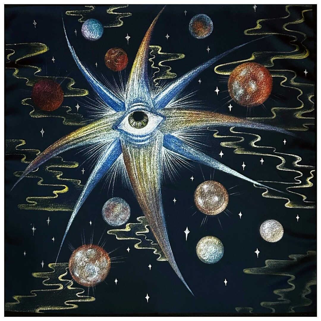 Tarot Cloth, Occult, Table, Tarot Deck, Witchery Supplies, Home Decor ...