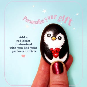 Penguin Pebble Romantic Gift for Girlfriend, Meaningful Cute Gift to ...