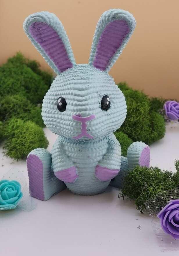 Adorable Crochet 3d Printed Articulated Bunny Rabbits - Etsy