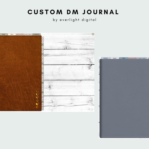CUSTOM Digital DM Journal Dnd5e DM Notebook - Etsy