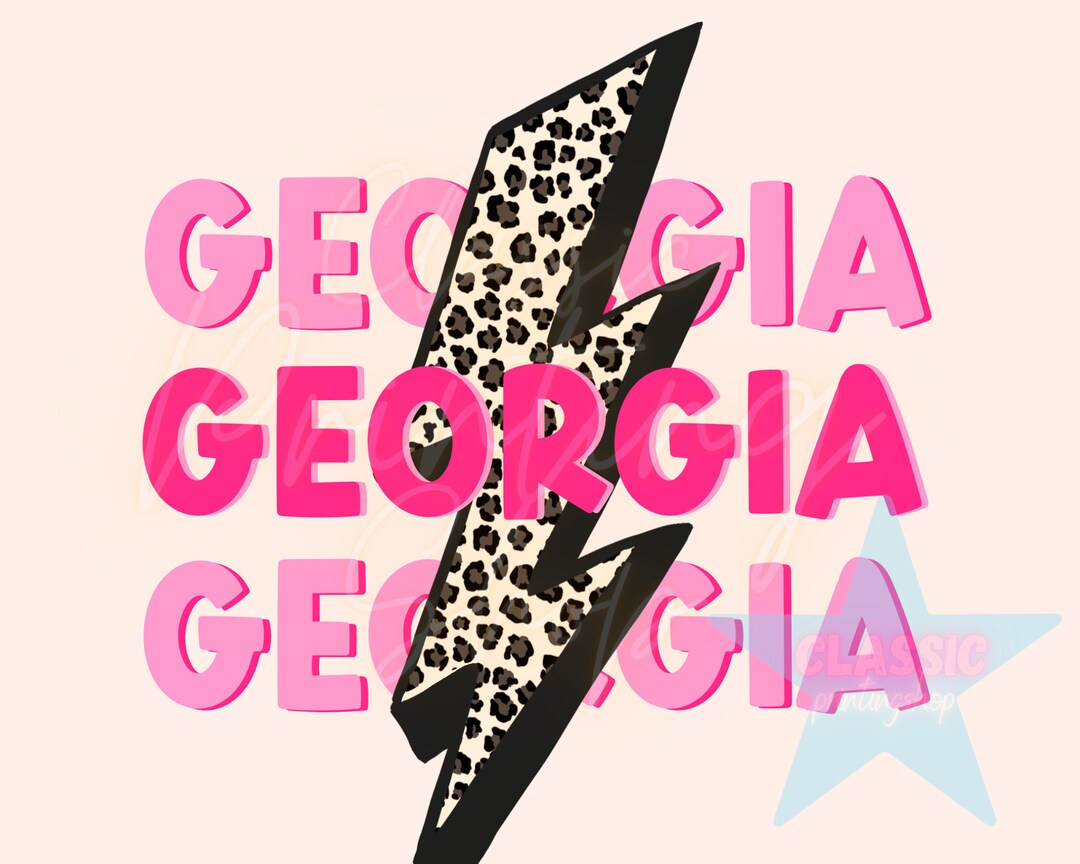 Georgia Sublimation Design, Valentines Sublimation Designs, Georgia ...