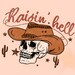 Raising Hell Png- Sublimation Designs, Western PNG, Rodeo Png, Skeleton ...