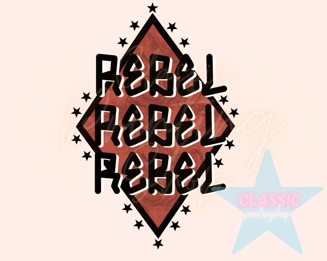 Rebel Png, Sublimation Design, Western PNG, Boho PNG, Rock and Roll Png ...