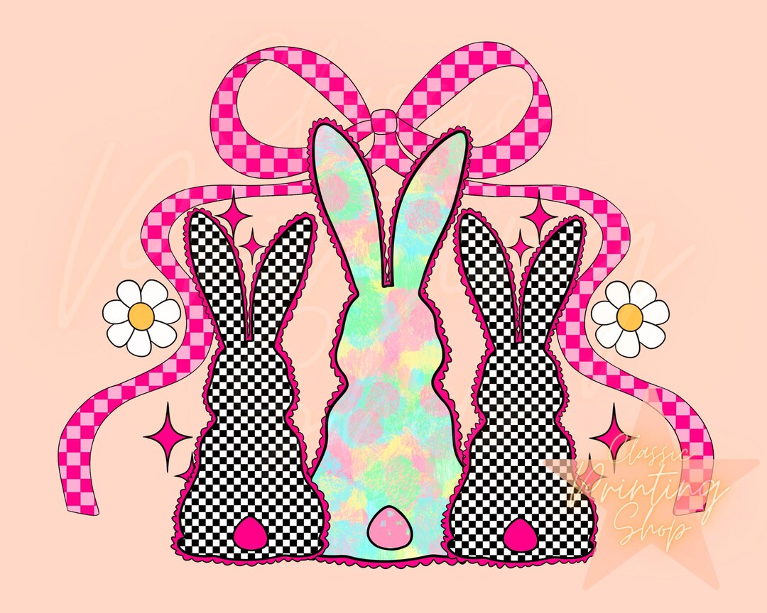 Preppy Little Girl Easter PNG -sublimation Design Downloads for Shirt ...