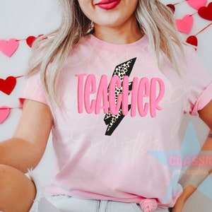 Teacher Sublimation Design, Valentines Day Sublimation Design, Teacher ...