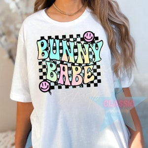 Easter Png, Bunny Babe Sublimation Design Downloads, Retro Png, Retro ...