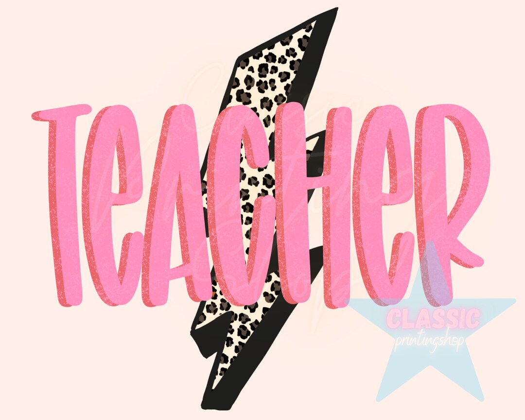 Teacher Sublimation Design, Valentines Day Sublimation Design, Teacher ...