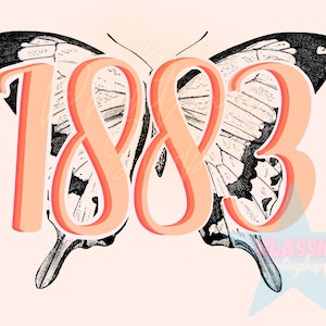 1883 Sublimation Design, 1883 Png, Yellowstone Png, Western PNG, Tv Png ...