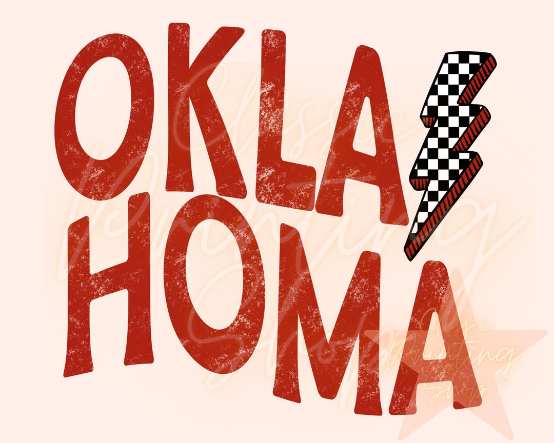 Oklahoma Sublimation Design-digital Download, Sublimation Download ...