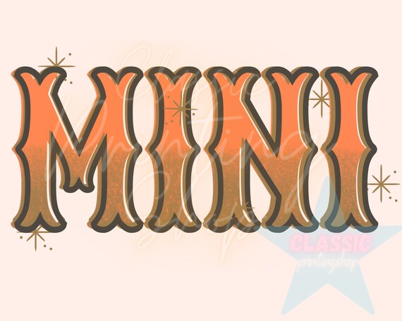 Mini Png Matching Png Sublimation Downloads Mini Designs | Etsy