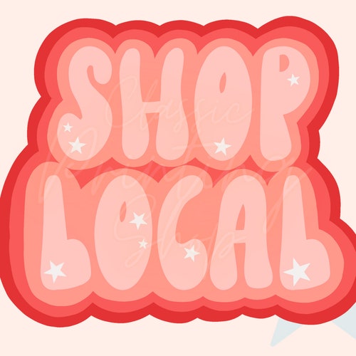 Shop Local Sublimation Design Shop Local PNG Small Business - Etsy