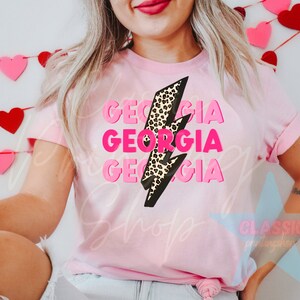 Georgia Sublimation Design, Valentines Sublimation Designs, Georgia ...