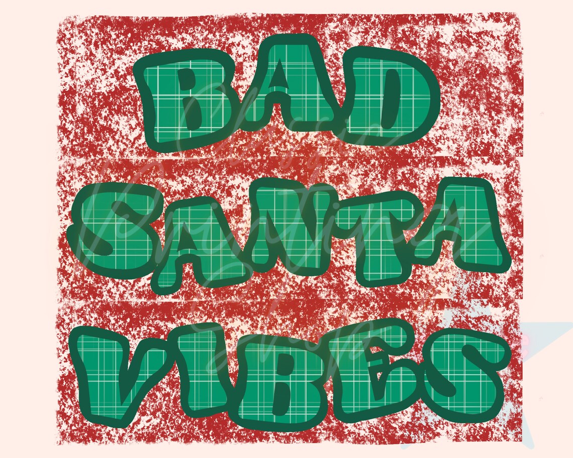 Bad Santa Png Sublimation Designs Christmas Png Merry - Etsy