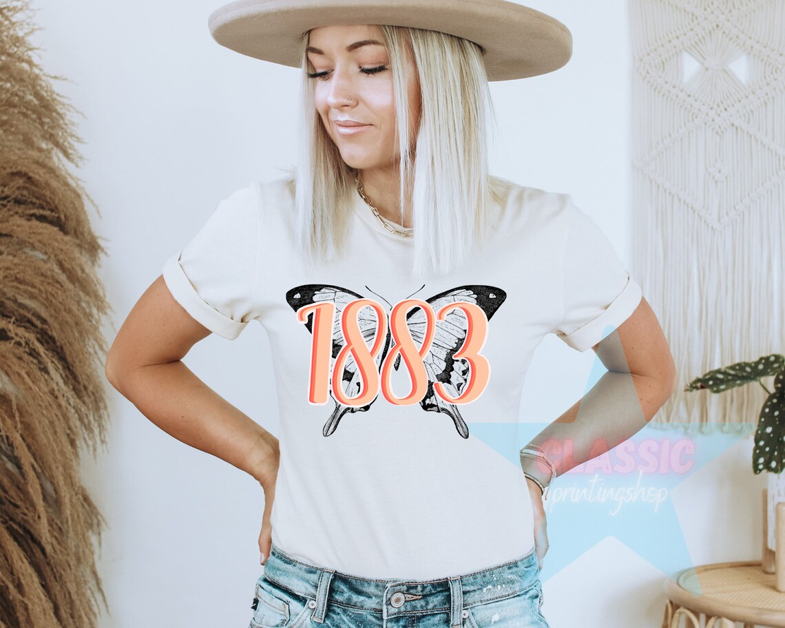 1883 Sublimation Design 1883 Png Yellowstone Png Western - Etsy