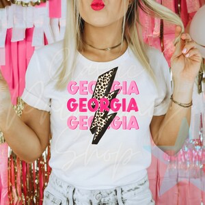 Georgia Sublimation Design, Valentines Sublimation Designs, Georgia ...