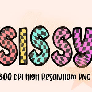 SISSY Png-sublimation Digital Design Download, Little Girl Png, Toddler ...
