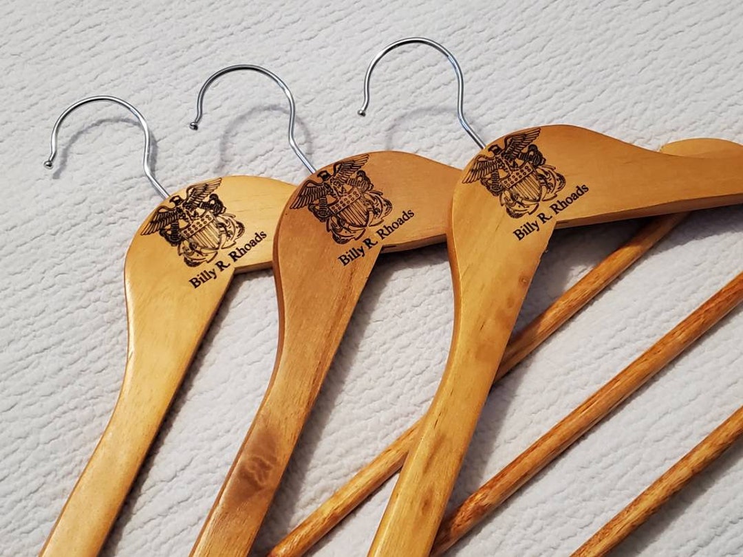 3 Pack Custom Navy Officer Hangers! Perfect Gift for Any Sailor ...