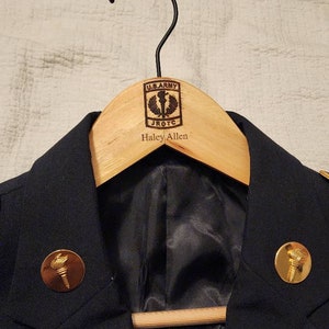 3 Pack- Veteran Made CUSTOM Army JROTC Hangers! Great Gifts for JROTC ...