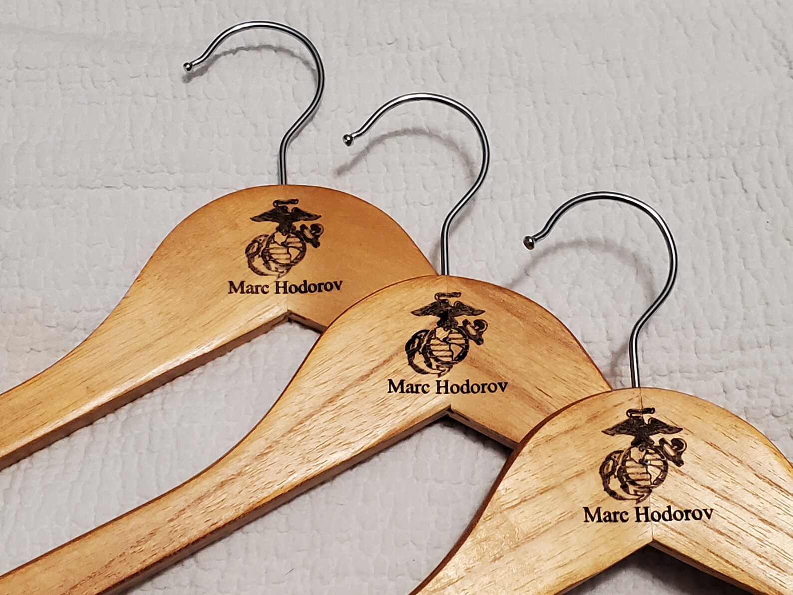 Single Hanger. Veteran Made CUSTOM USMC Hangers Great Gifts - Etsy