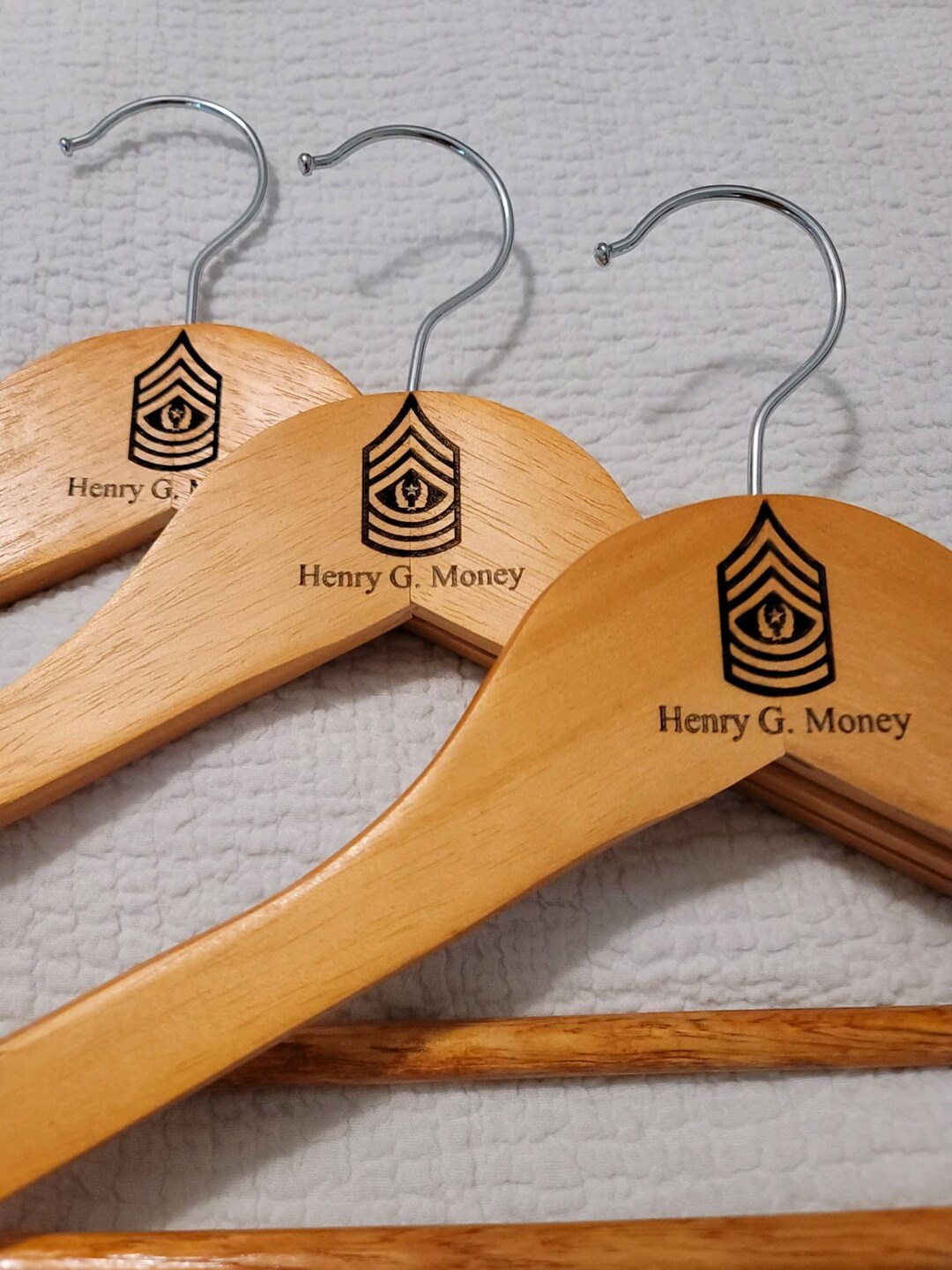 3 Pack Custom US Army Hangers! Perfect Gift for Any Soldier! Available ...