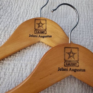 3 Pack Custom US Army Hangers! Perfect Gift for Any Soldier! Available ...