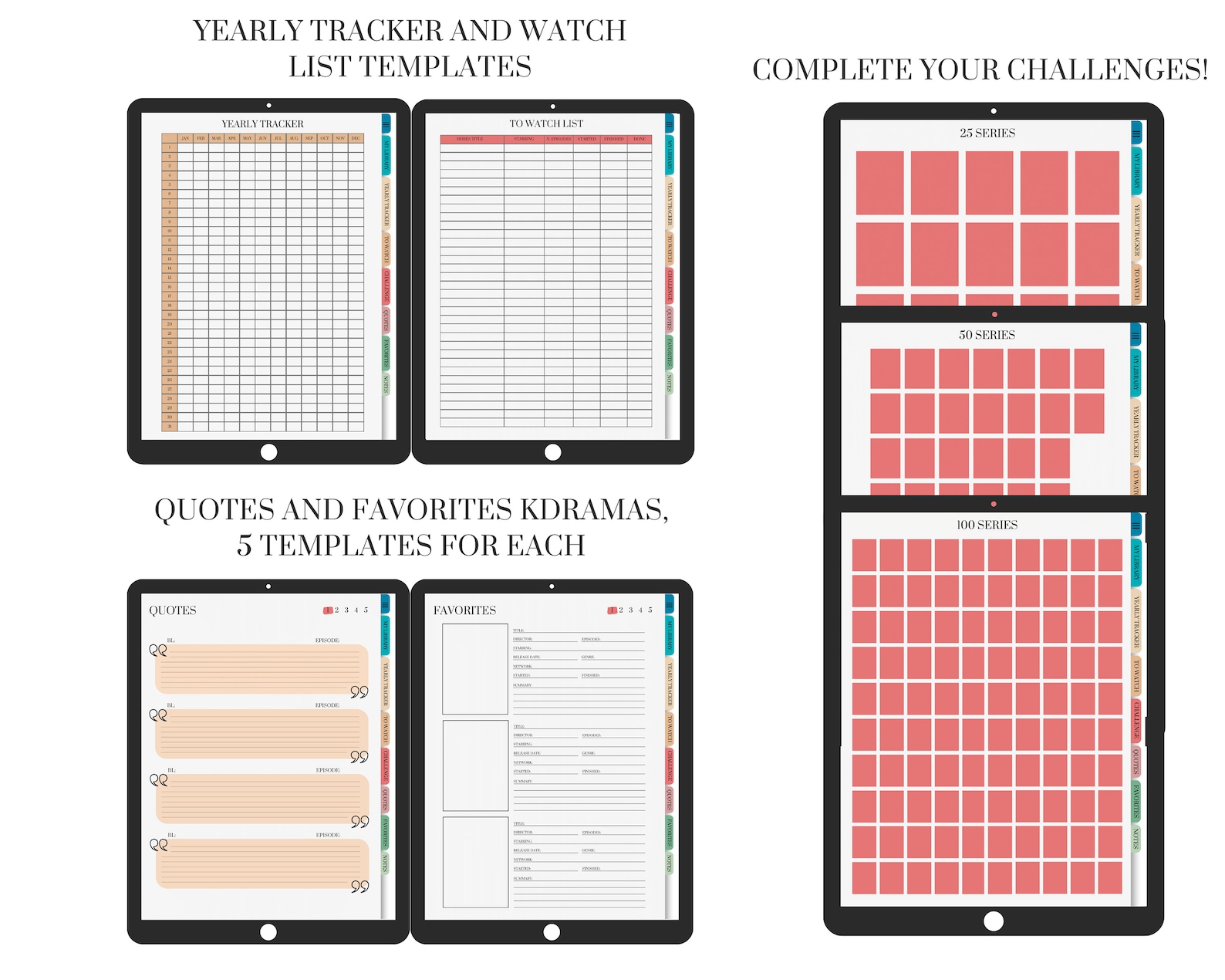 Digital BL Drama Journal | BL Series Tracker Planner | TV Series Review ...