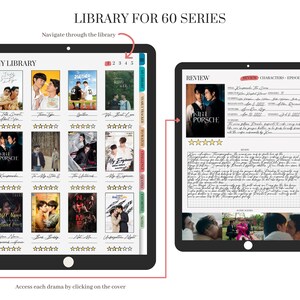 Digital BL Drama Journal | BL Series Tracker Planner | TV Series Review ...
