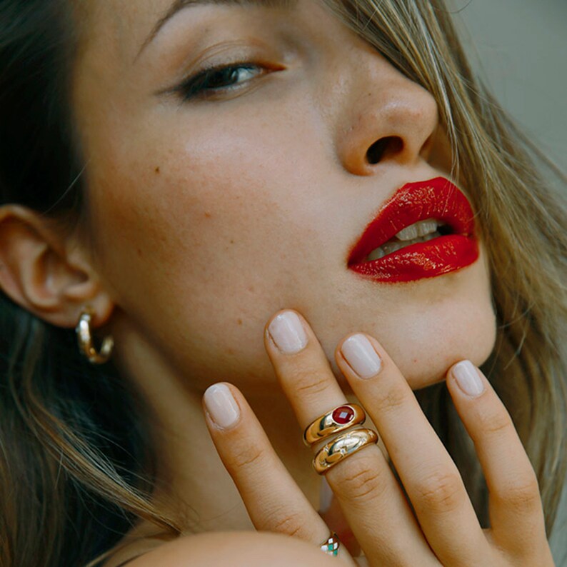 Stella Ring 14K Solid Gold Star Embroidered Ring Women Gold - Etsy