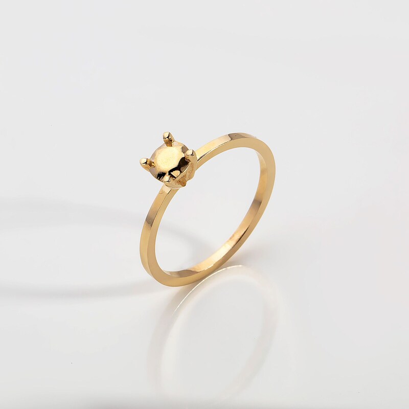 Modern Gold Ring - Etsy