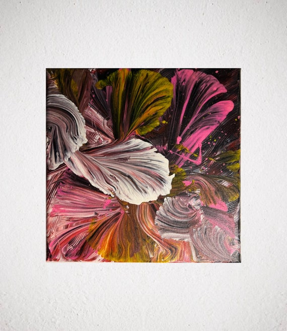 discounts outlets Deconstructed Canvas 01 - 20" x 20" Abstract Acrylic ...