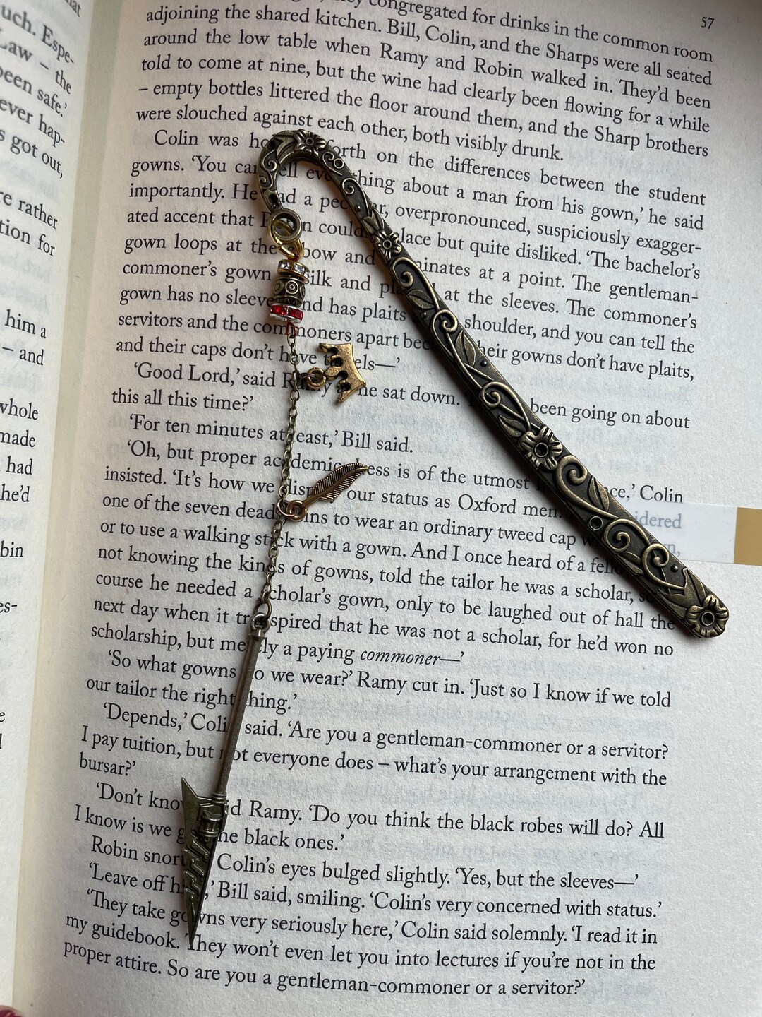 Fantasy Themed Metal Hook Bookmarks for Book Lovers/ Book Club Gifts ...