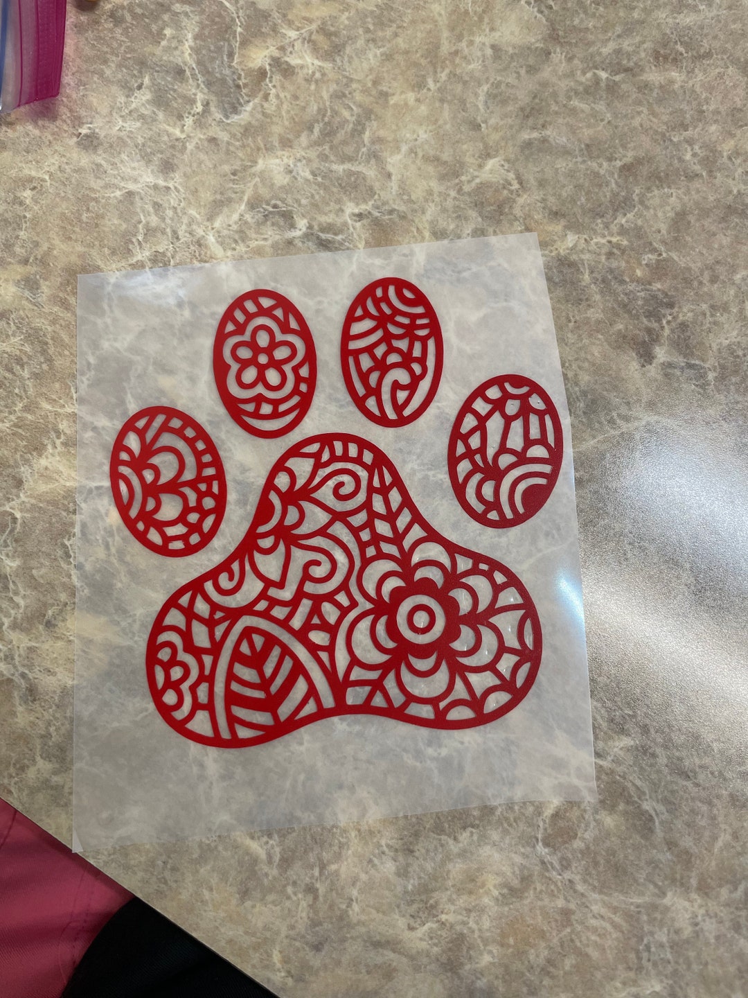 Dog Paw Decal - Etsy